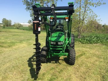 Earth Auger Tractor Premier Shaw Brother Attachments Shipping to Canada and the USA
