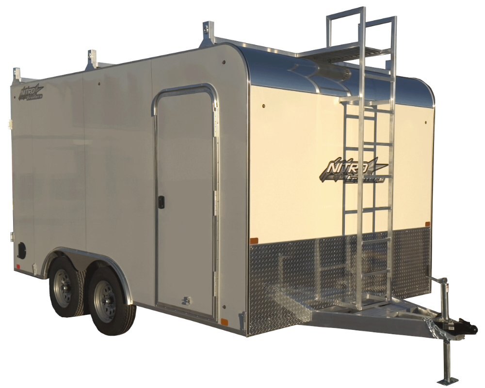 Nitro Sport Cargo Elevation 6\' Wide Flat Front Single Axle SCE 6X12S ...