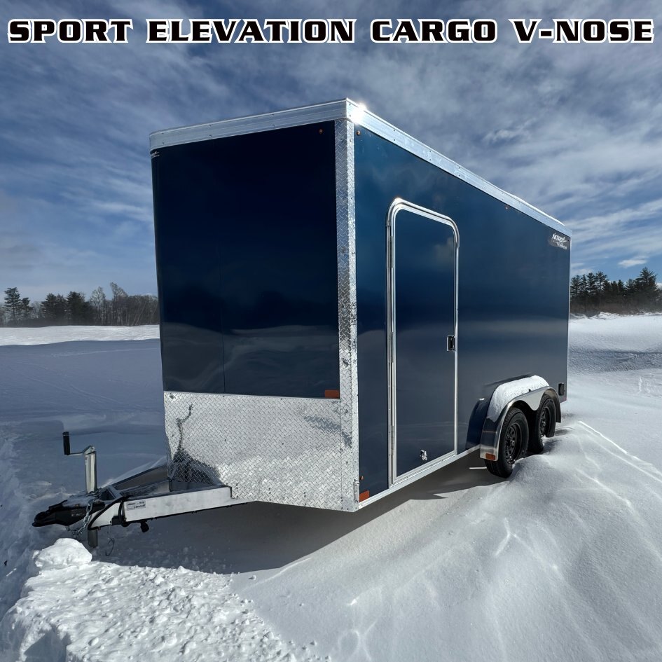 Nitro Sport Cargo Elevation 6\' Wide Flat Front Single Axle SCE 6X12S ...