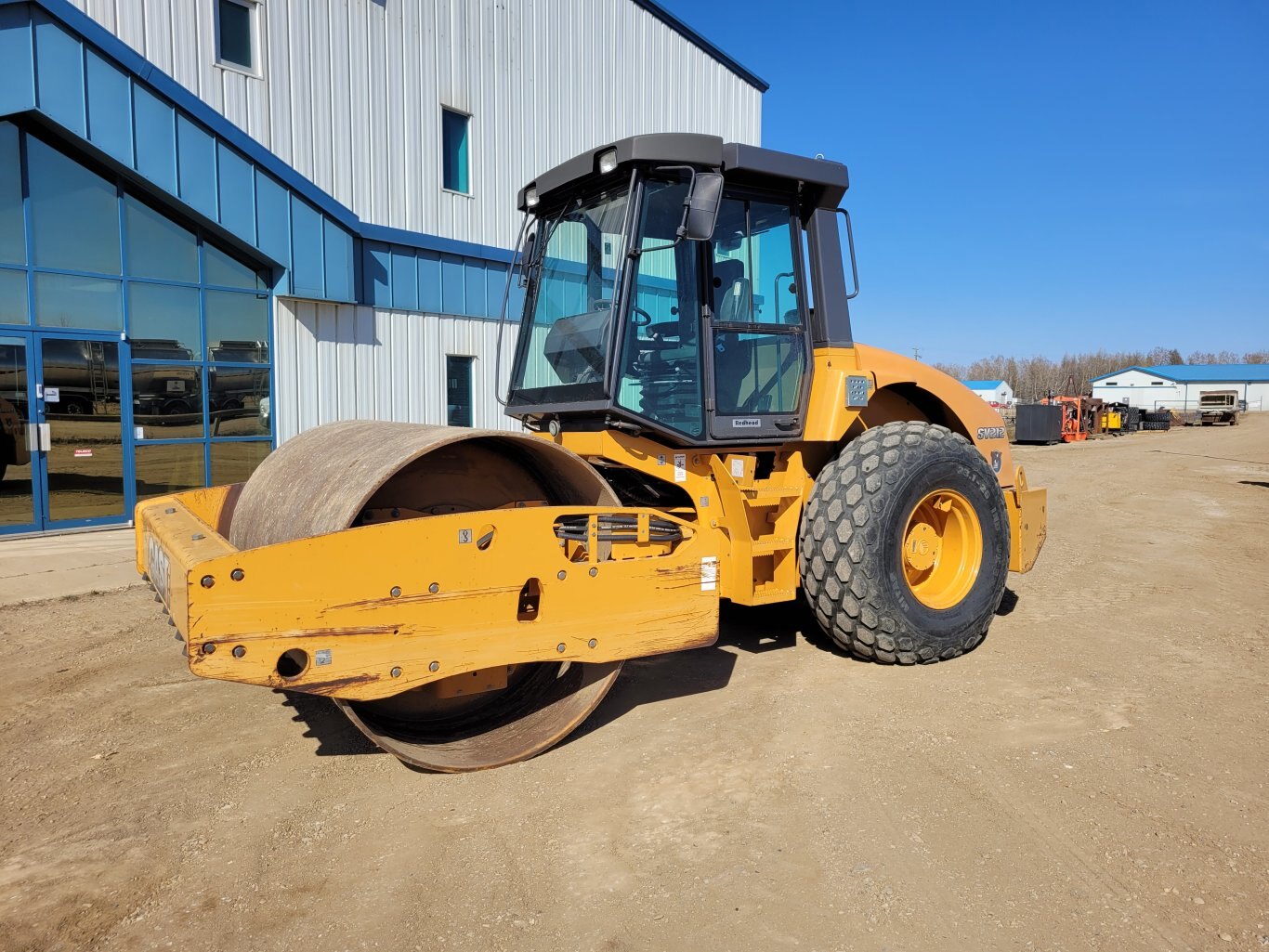 2013 Case SV212 84 Inch Smooth Padfoot Drum Compactor Packer ...