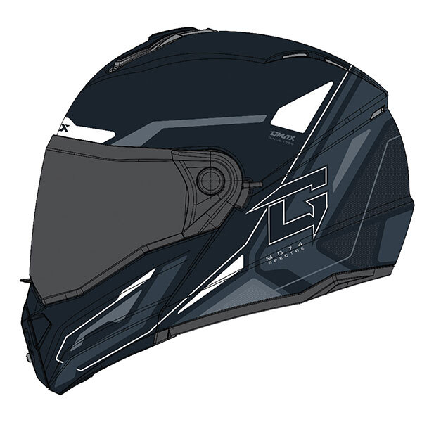 GMAX MD74 SPECTRE MODULAR FULL FACE SNOW HELMET | 497-4257D | Home ...