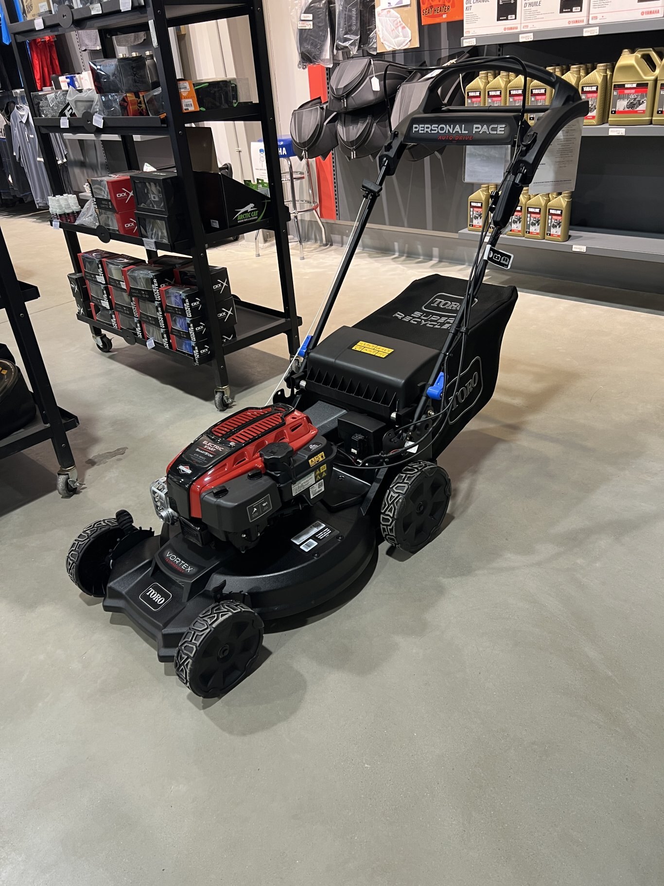 TORO 21" SUPER RECYCLER ES PERSONAL PACE SMARTSTOW PUSH MOWER (21564 ...