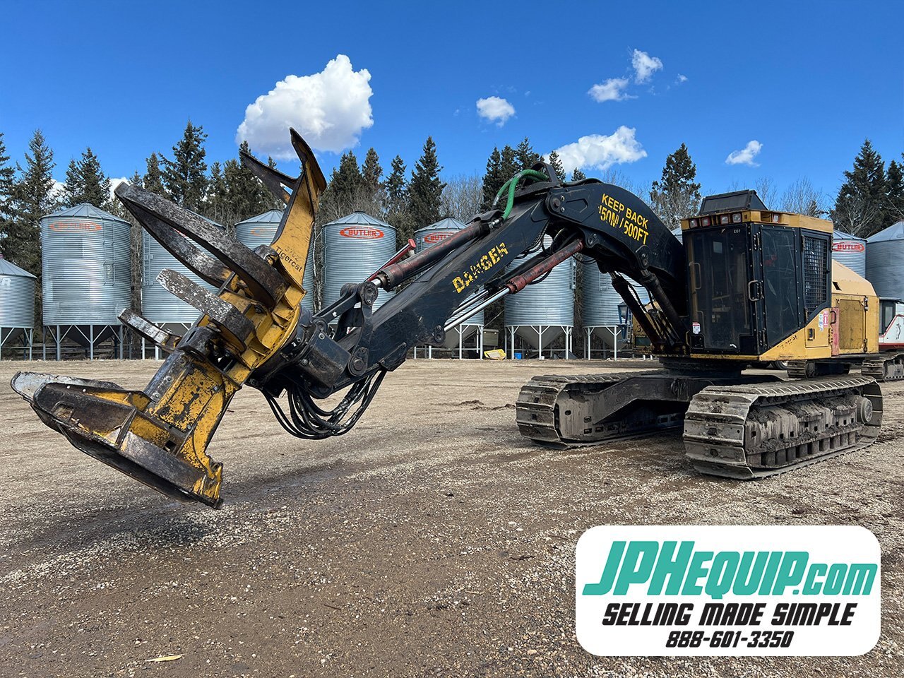 2005 Tigercat 870C Feller Buncher with ST5702 Head #9578 BP2005 ...