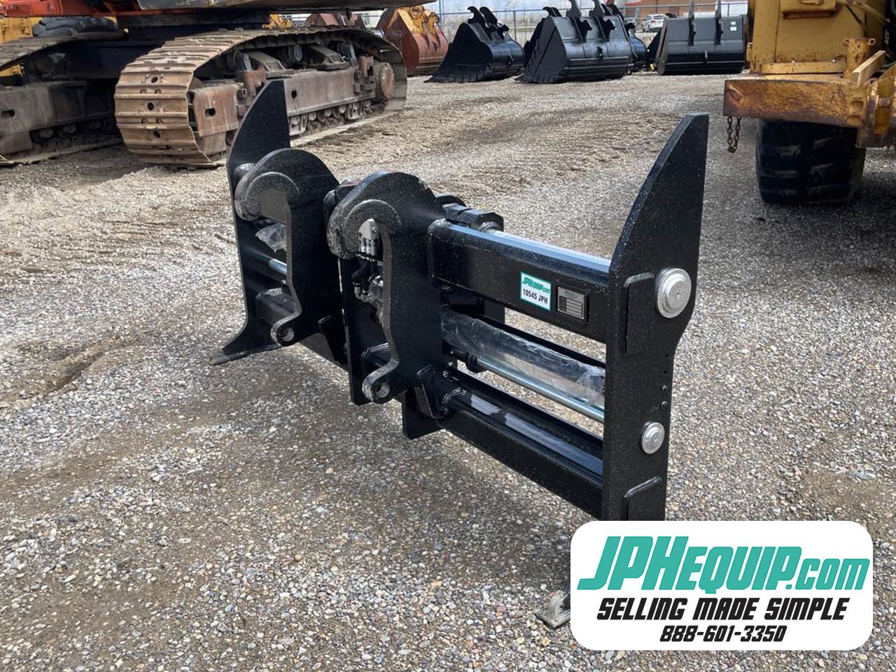 Wheel Loader Pallet Fork Carriage Hydraulic or Manual Fusion #10545 ...