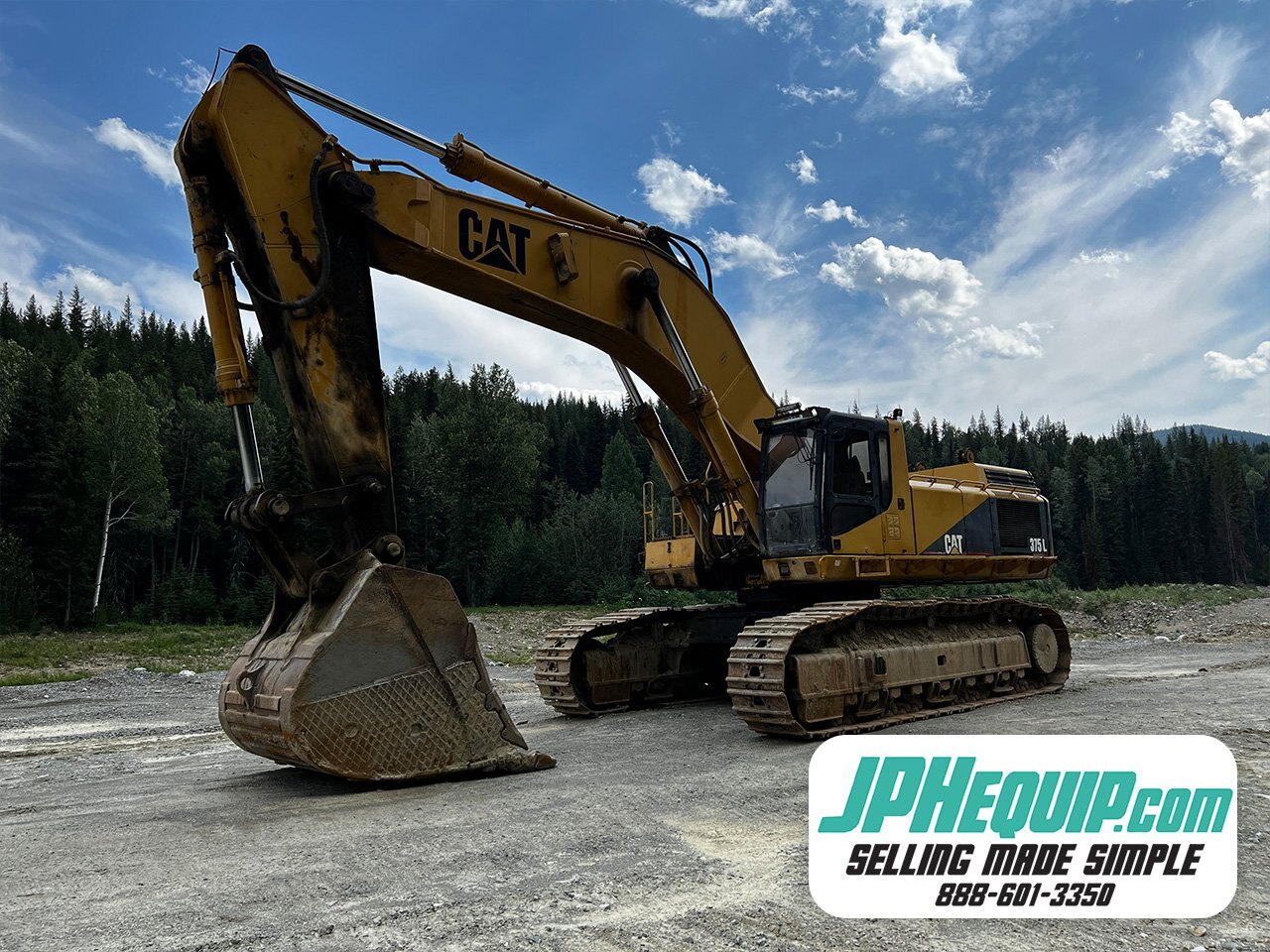 1997 Caterpillar 375L Excavator with 7ft Bucket *** 500 hours on ...