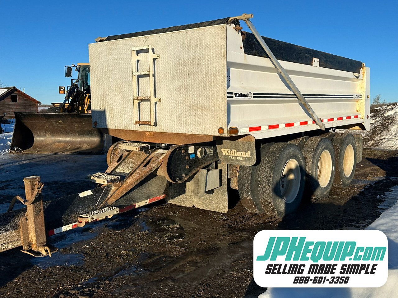 2017 Midland 30 ft Tri-axle Gravel Box Pup Trailer #11406 DP2017 ...