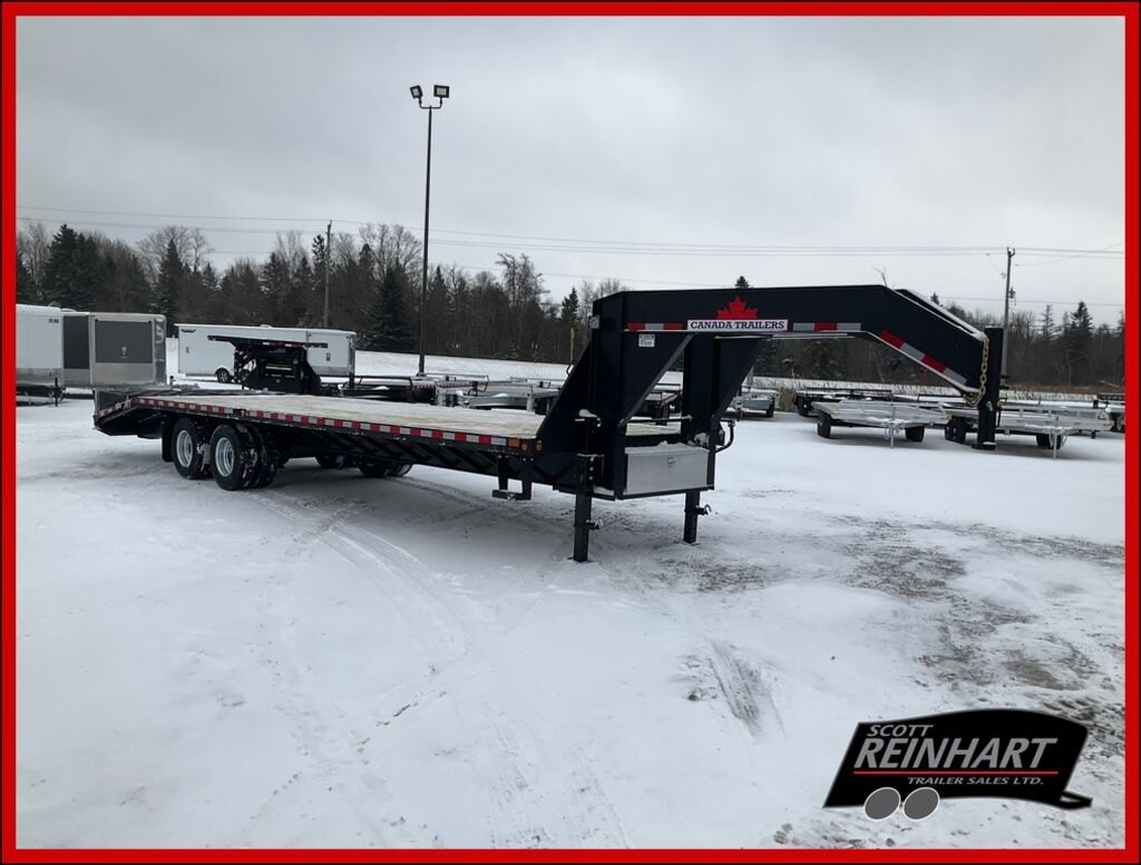 2025 Canada Trailers 8.5x30 12 Ton Gooseneck Deckover Equipment Trailer ...