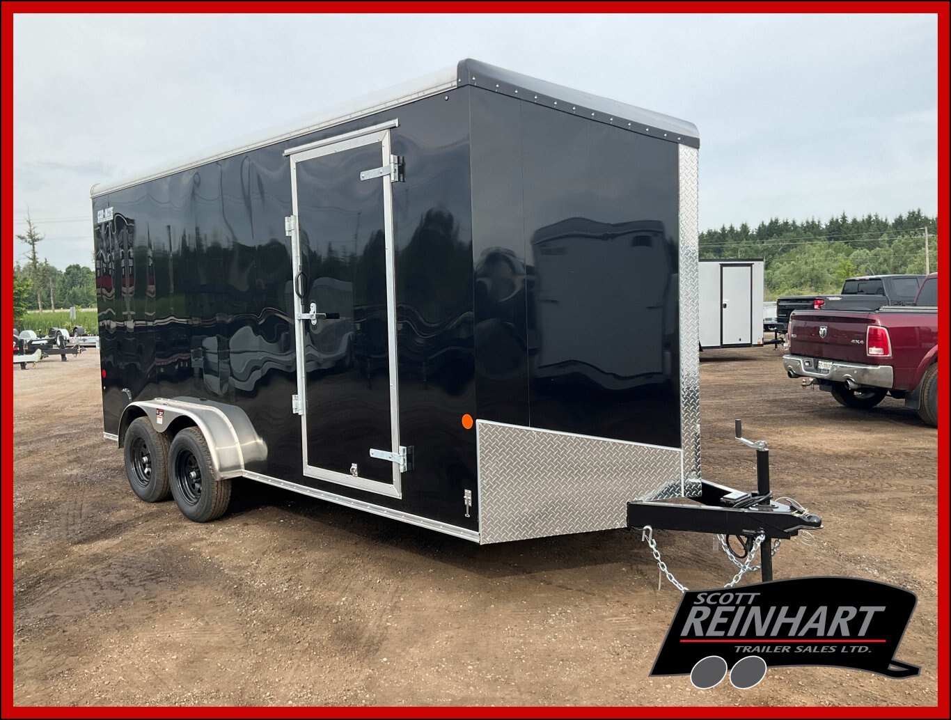 2025 Car Mate Trailers 7x16 Plus V-Nose Avalanche HD Cargo Trailer ...